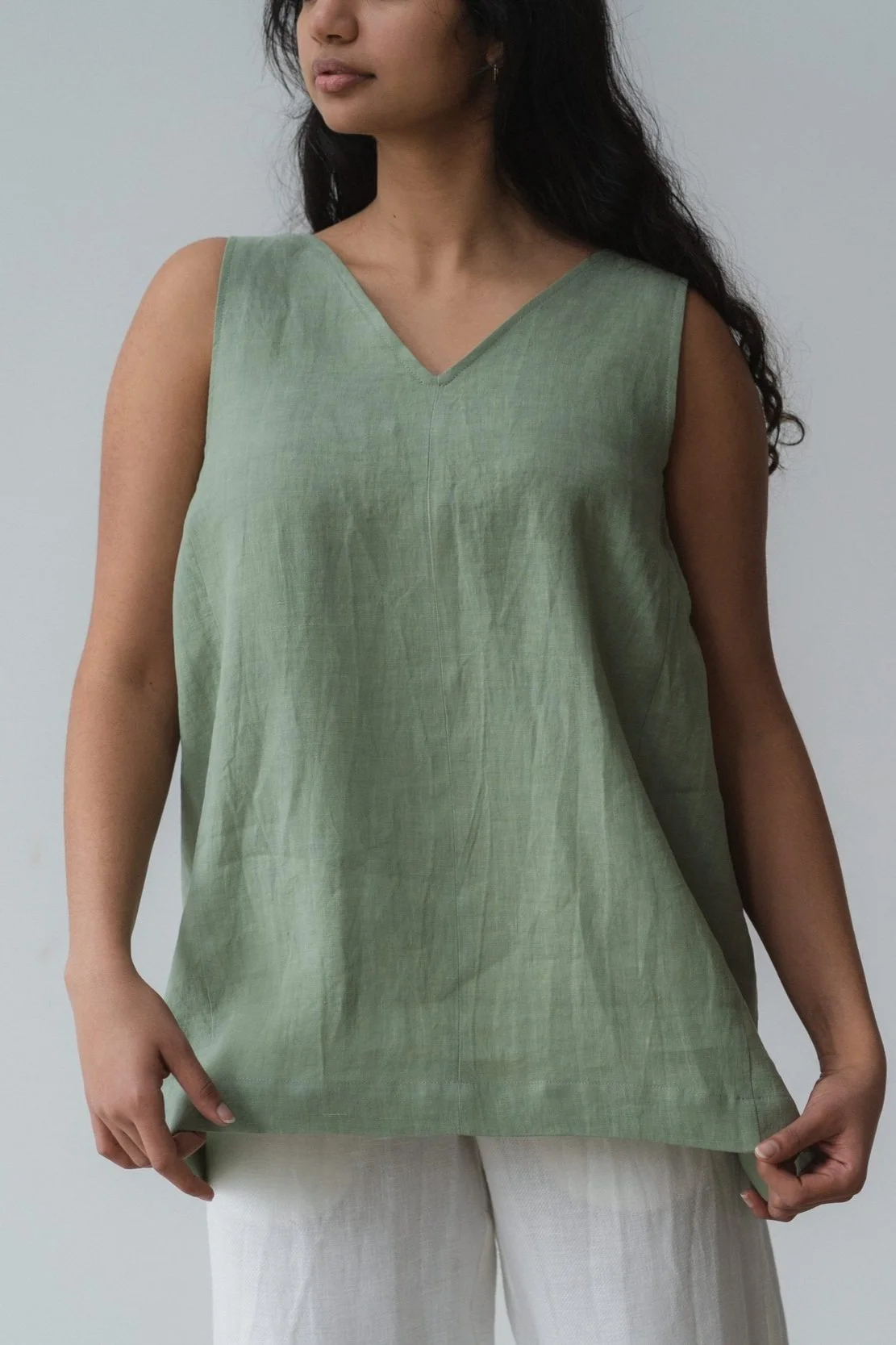 Linen Shirt, Linen Tops | Linen Clothing — Nomi Designs