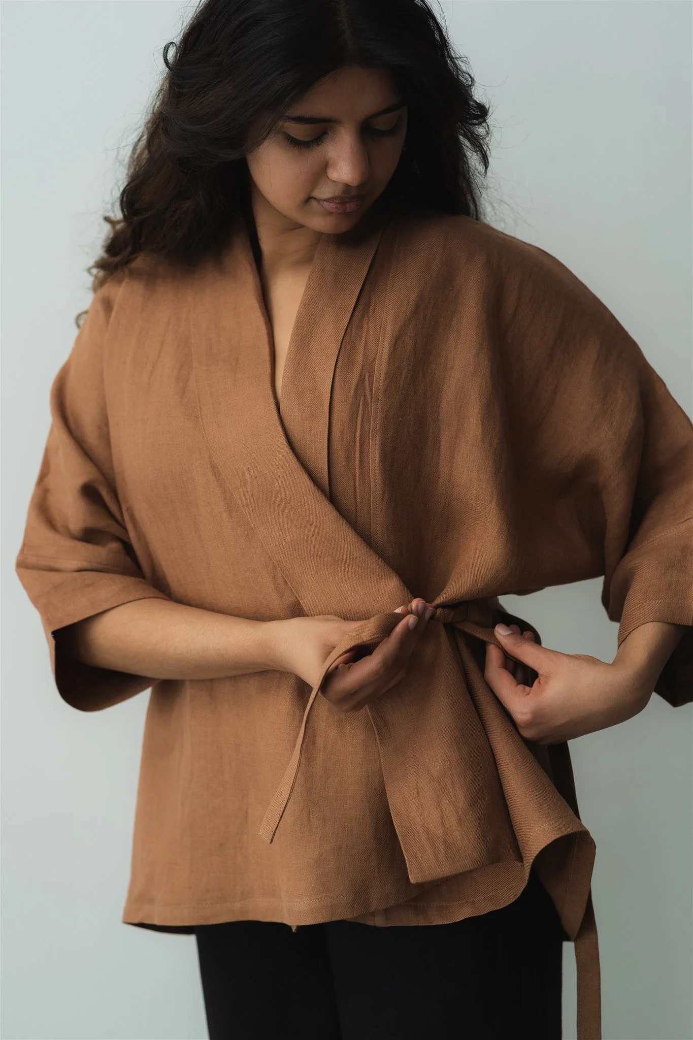Linen Jackets, Kim Coats, Linen Coats | Linen Clothing — Nomi Designs