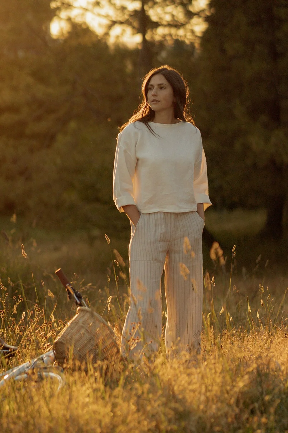Robyn Women's Linen Button-Up Shirt | Made in Canada — Nomi Designs