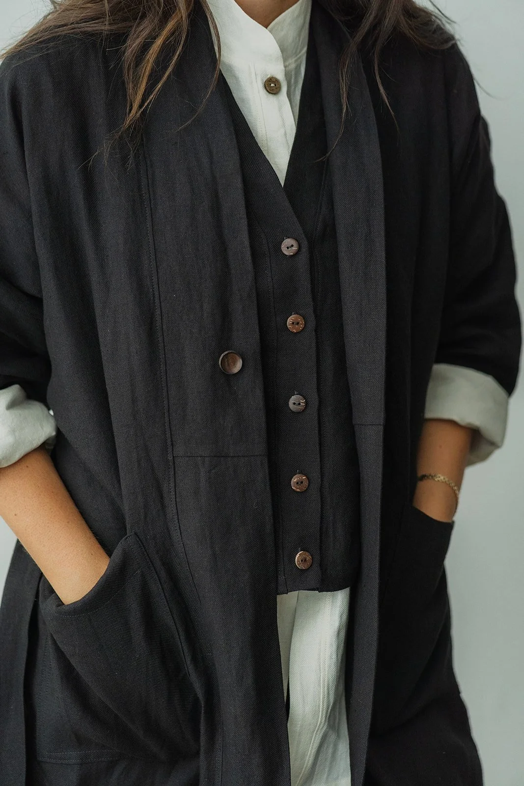 Linen Jacket | Ann Jacket | Linen Clothing — Nomi Designs