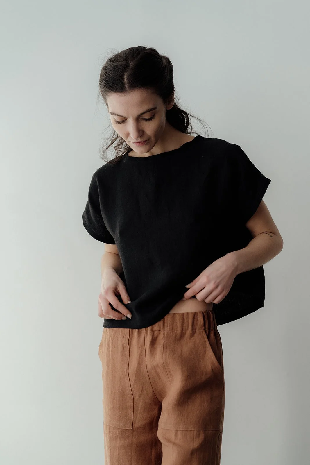 Linen Shirt | Robyn Shirt | Linen Clothing — Nomi Designs
