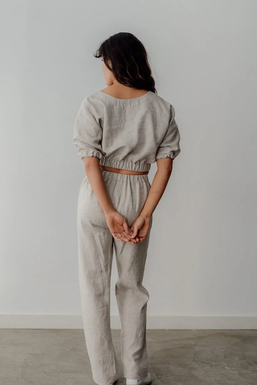Linen Shirt, Linen Tops | Linen Clothing — Nomi Designs