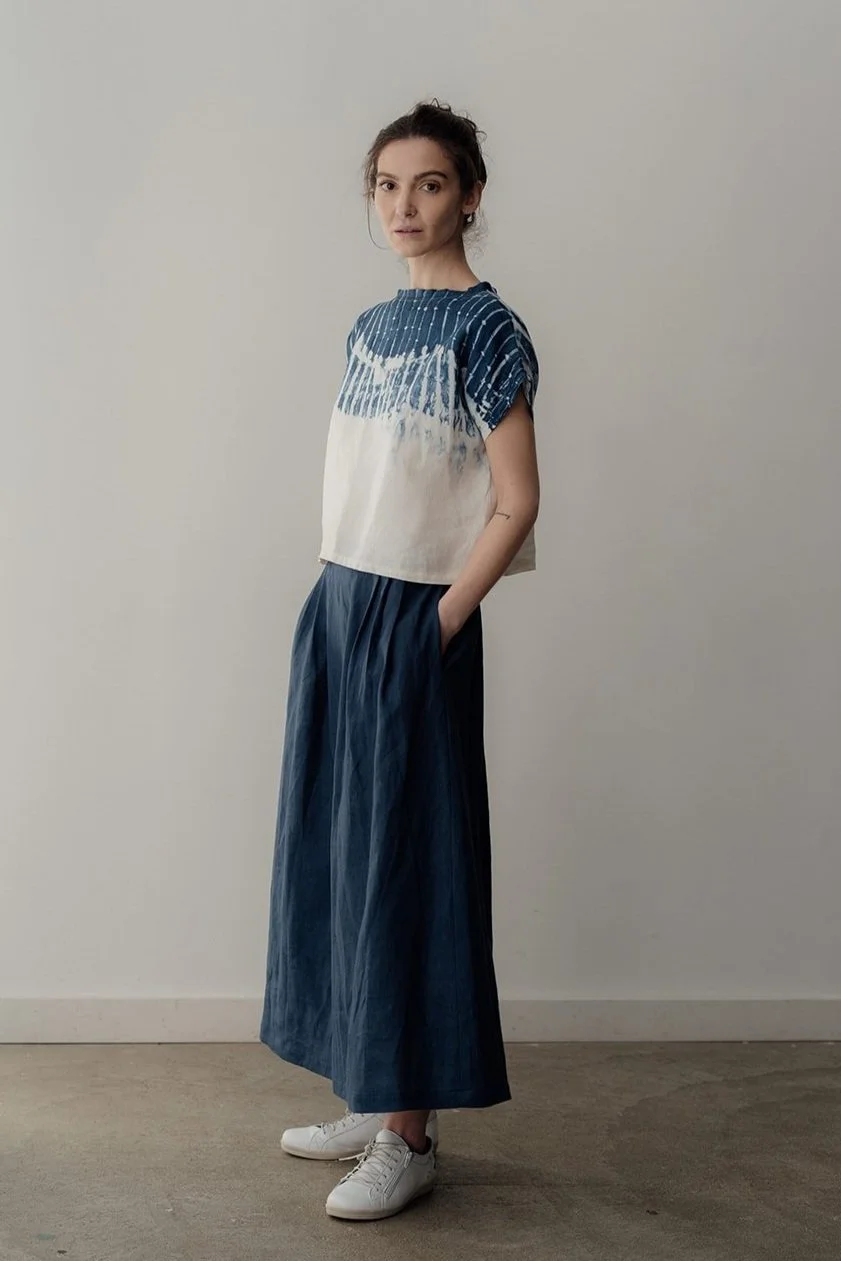 Robyn Women's Linen Button-Up Shirt | Made in Canada — Nomi Designs