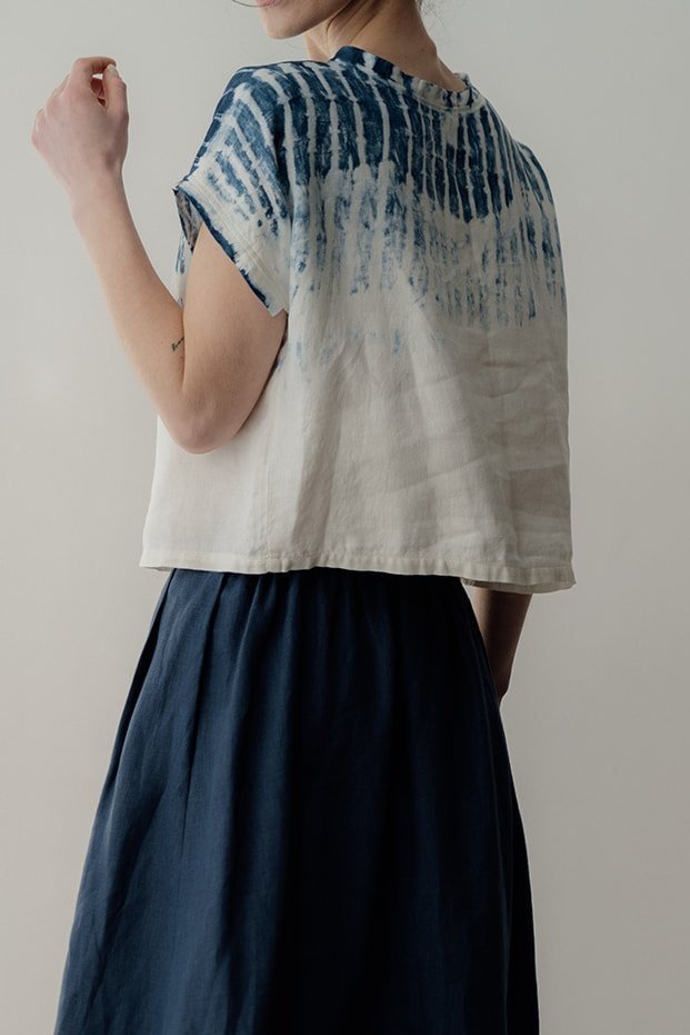 Robyn Women's Linen Button-Up Shirt | Made in Canada — Nomi Designs