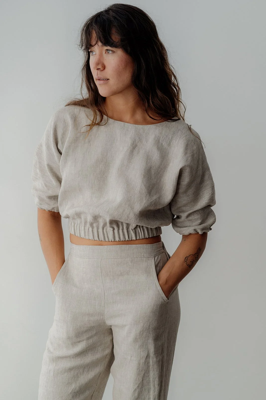 Linen Pants | Capri Pants | Linen Clothing Canada — Nomi Designs