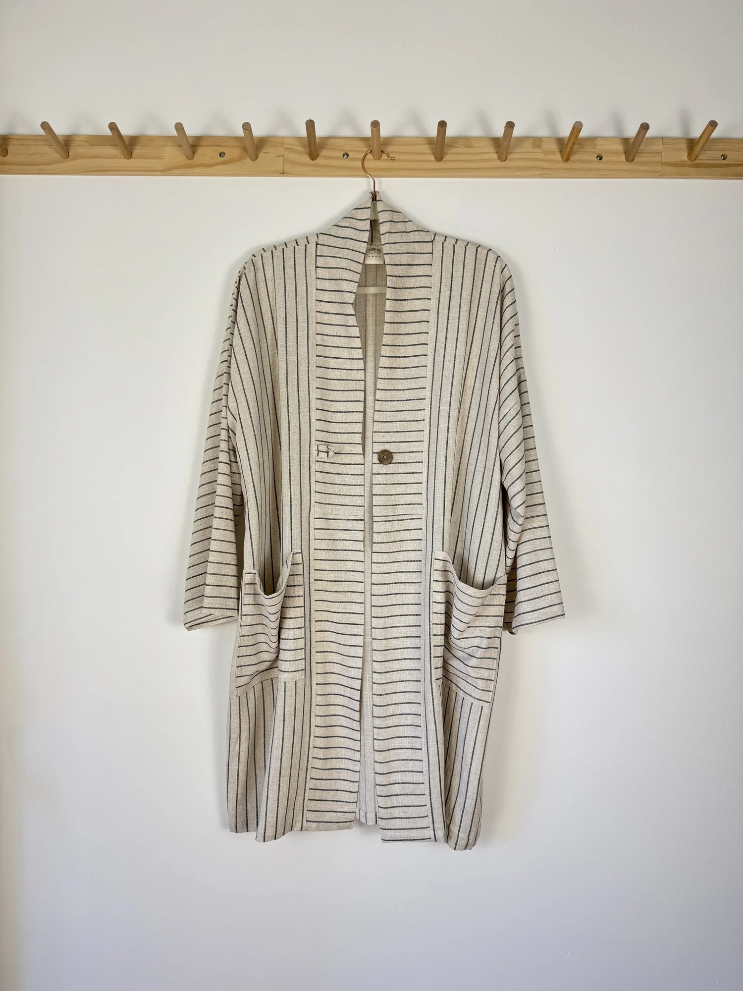 Ann Cropped Linen Jacket for Women | Made in Canada — Nomi Designs