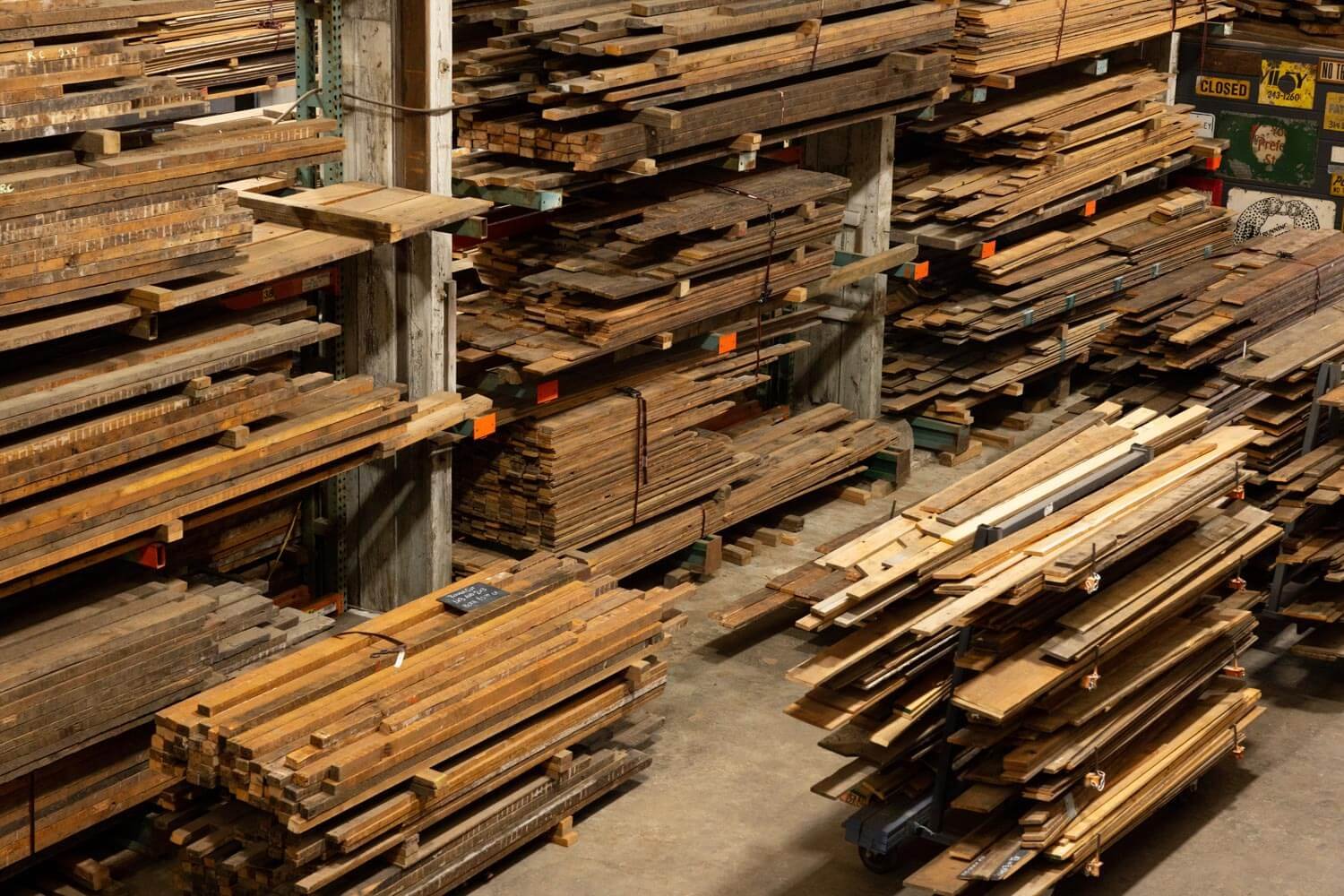 Salvaged Lumber Shop — Lovett Deconstruction