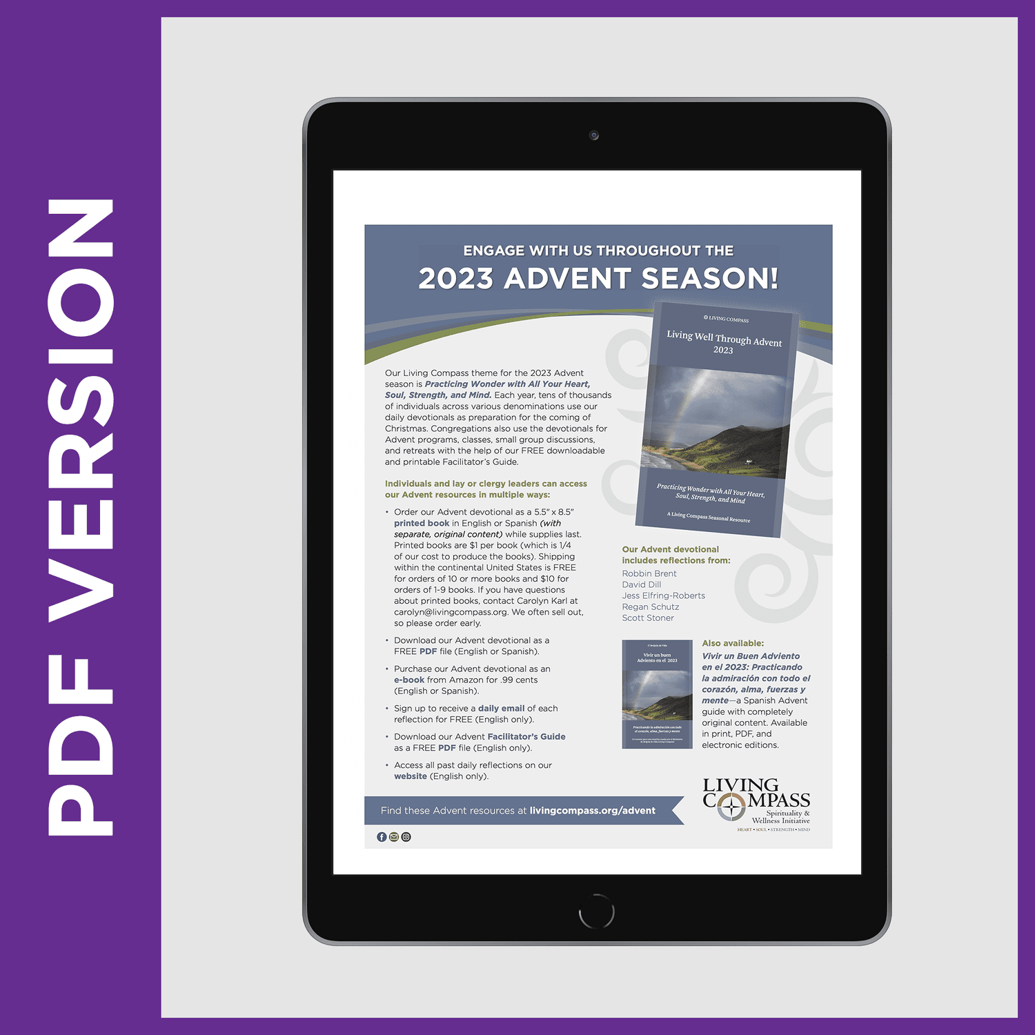 Living Well Through Advent — Living Compass