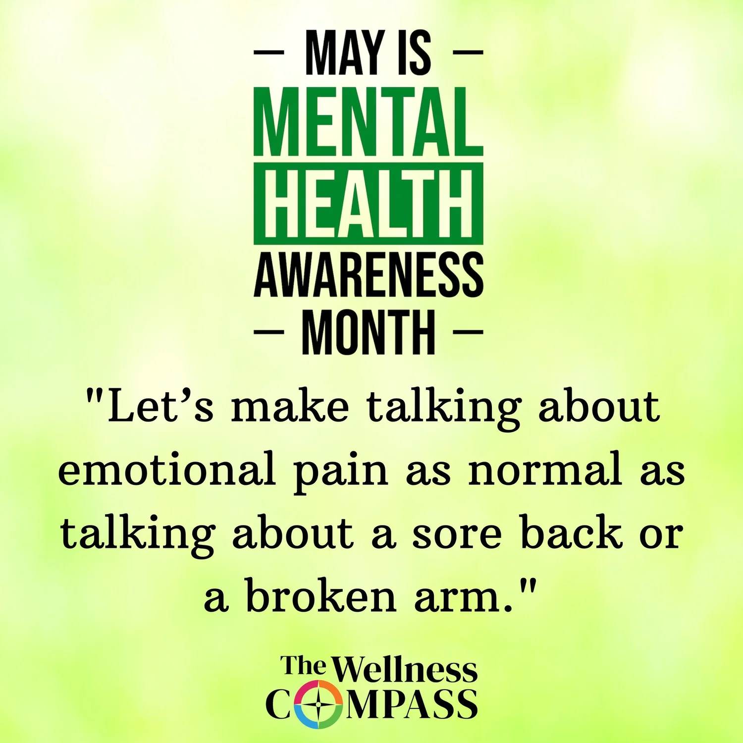 "Let’s Normalize Conversations with One Another about Our Mental Health ...