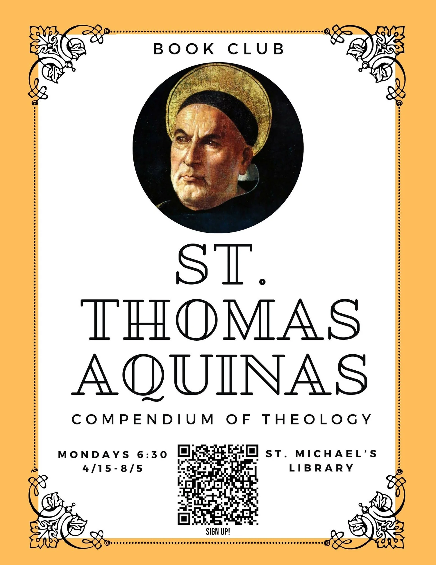 Compendium of Theology by St. Thomas Aquinas Book Club — St. Michael Catholic Church