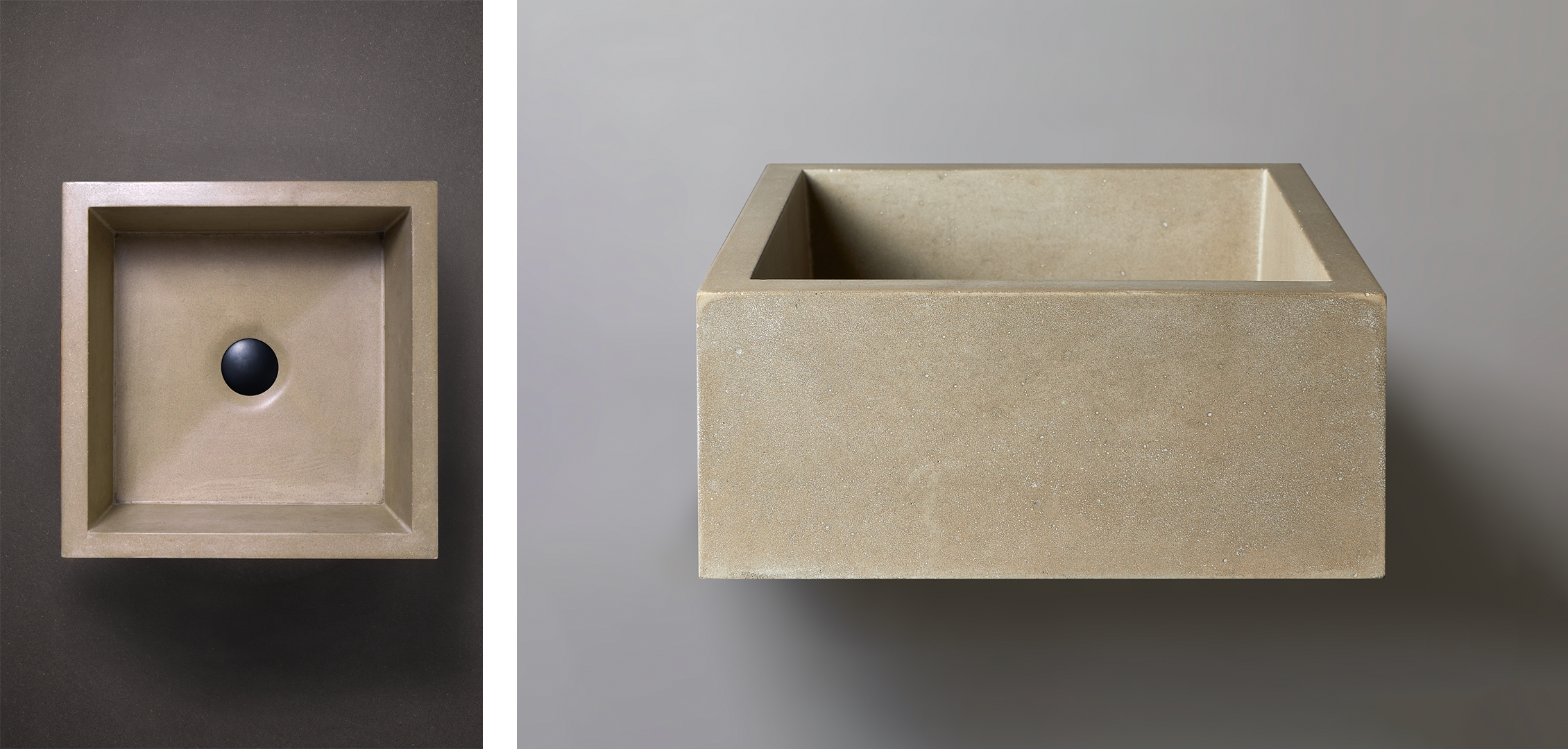 Poured Concrete Basins | Concrete Baths | Concrete Sinks | The Poured ...