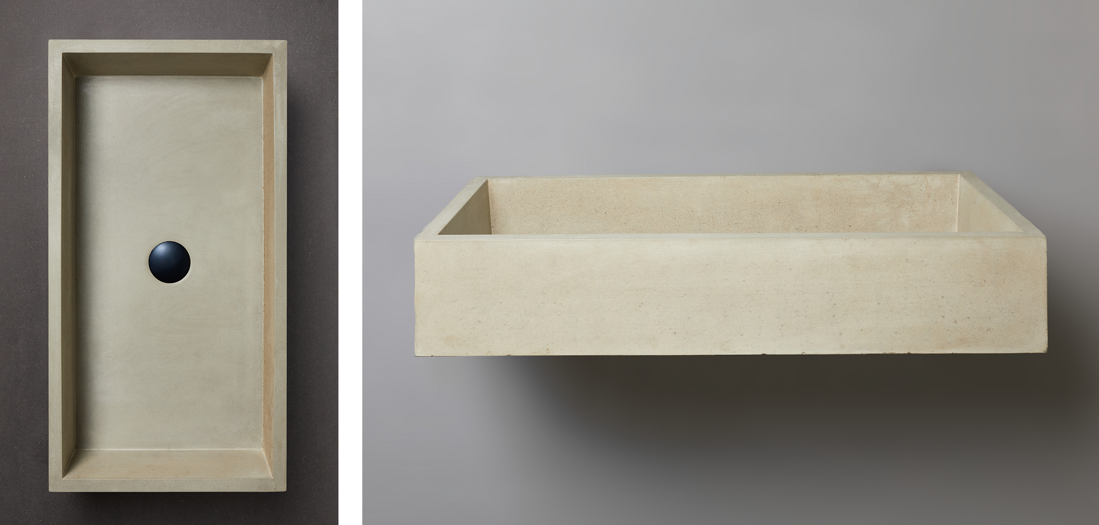 Poured Concrete Basins | Concrete Baths | Concrete Sinks | The Poured ...