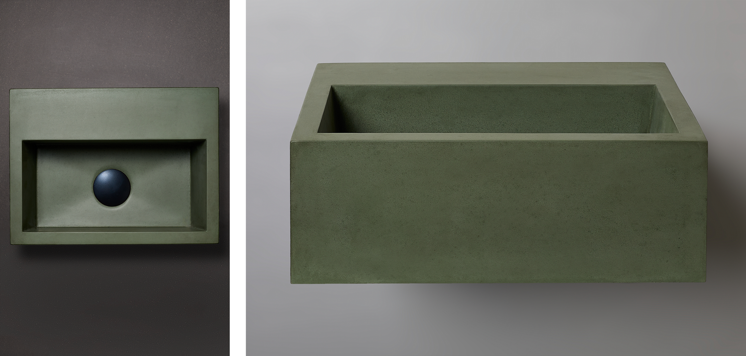 Poured Concrete Basins | Concrete Baths | Concrete Sinks | The Poured ...