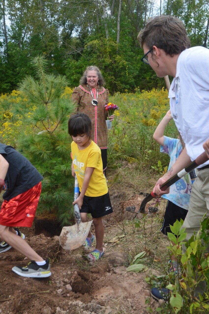 Haudenosaunee Ceremonial Planting of the White Pine Tree of Peace at ...
