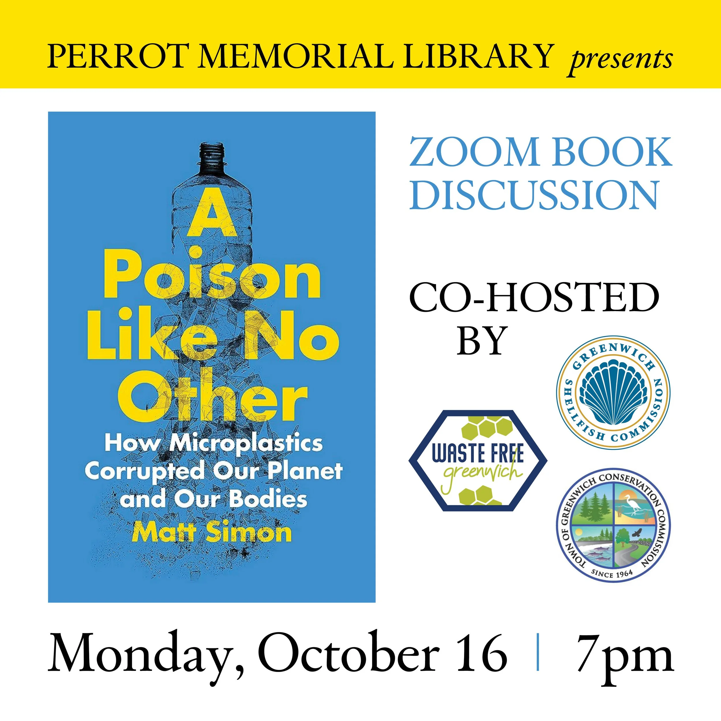 A Poison Like No Other With Author Matt Simon — Waste Free Greenwich
