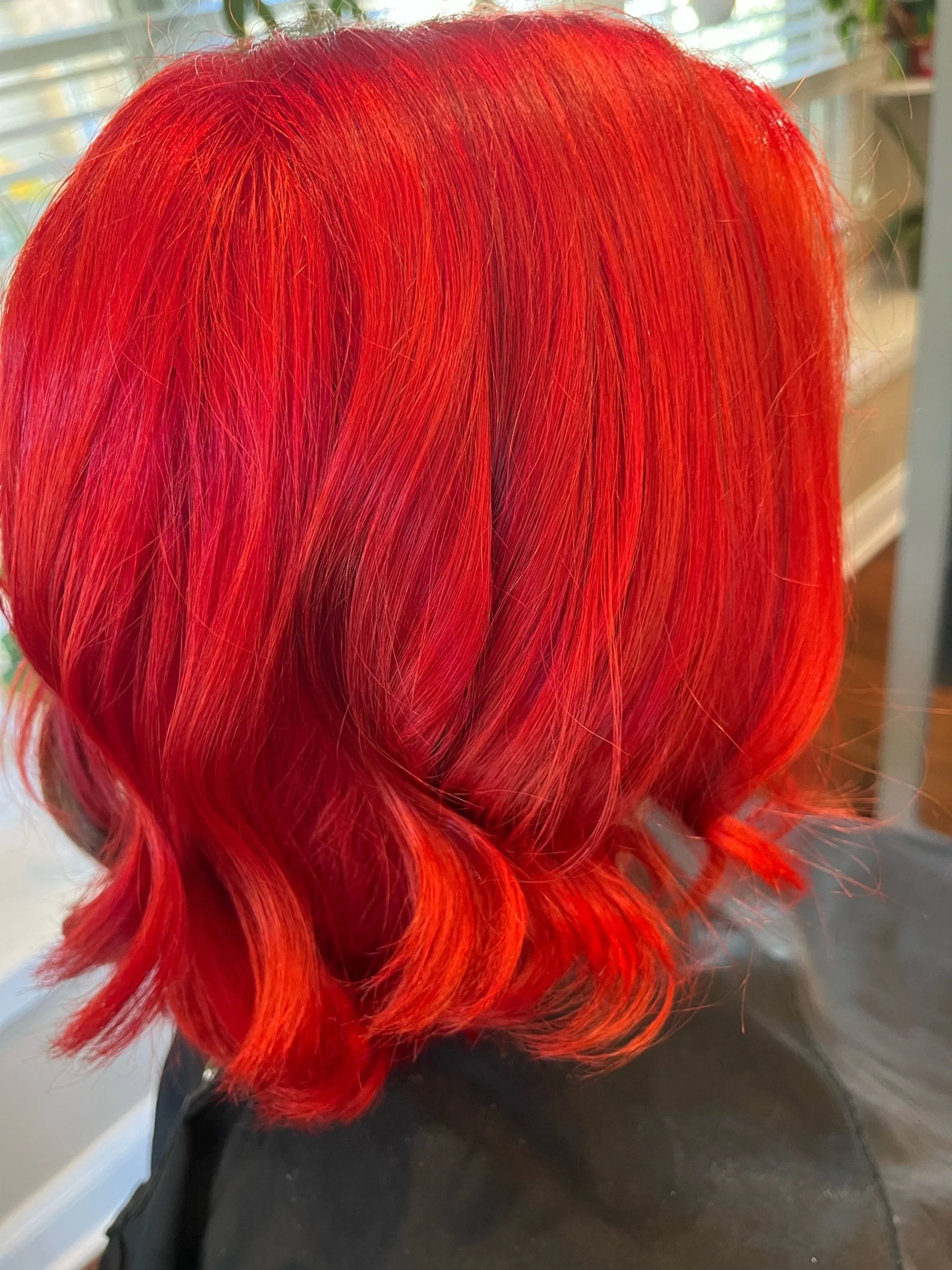 Fire Engine Red Hair