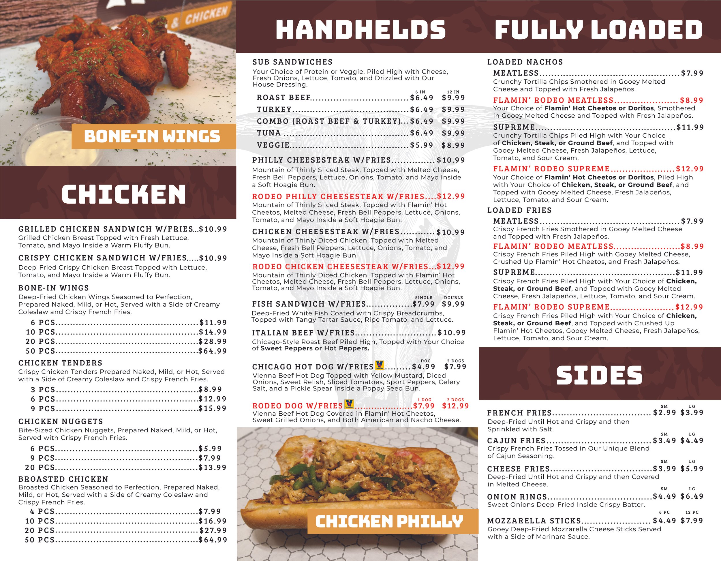 Rodeo Burgers and Chicken — Agnes Zabawa