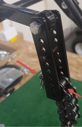 Drive Roller Lift Chain Bracket Kit — Triangle REEL Mowers