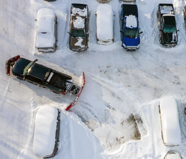 Snowplow Line Up — Advanced Auto Glass & More