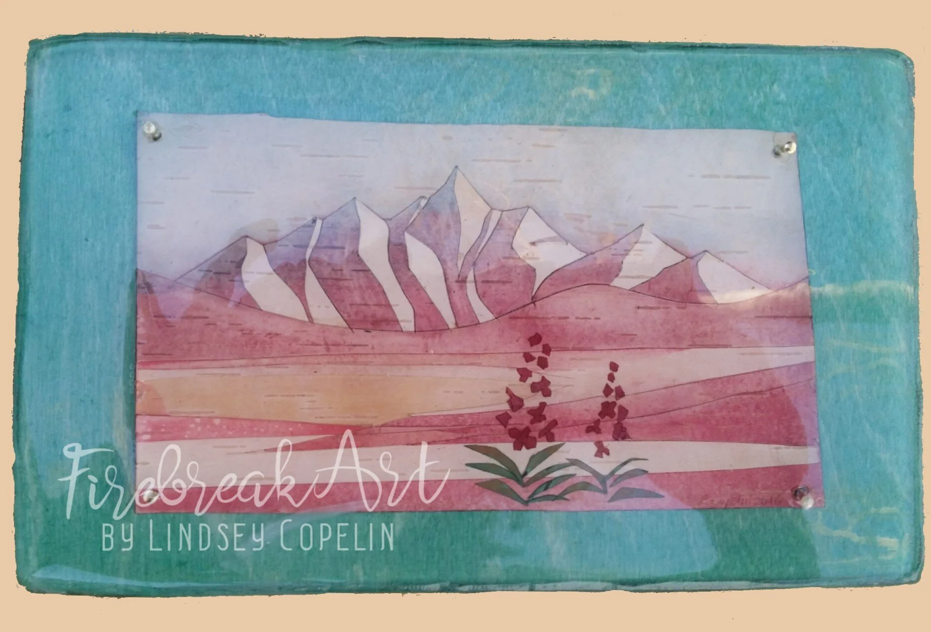 Landscapes in Layers- Birch Bark Relief Peelings and Collage ...