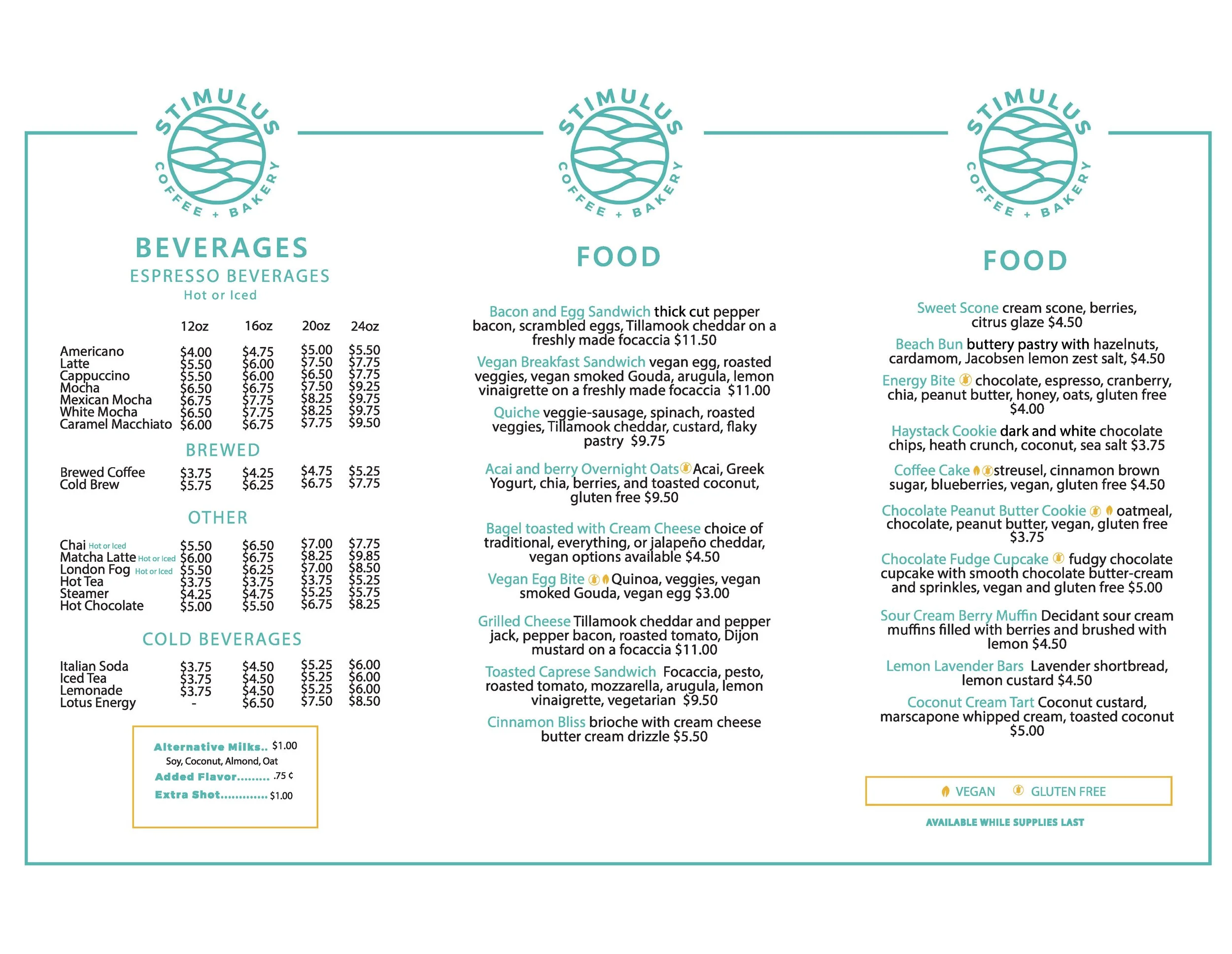 Stimulus Coffee + Bakery