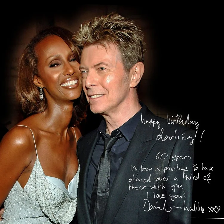 IMAN SHARES MESSAGE FROM DAVID ON HER BIRTHDAY — David Bowie