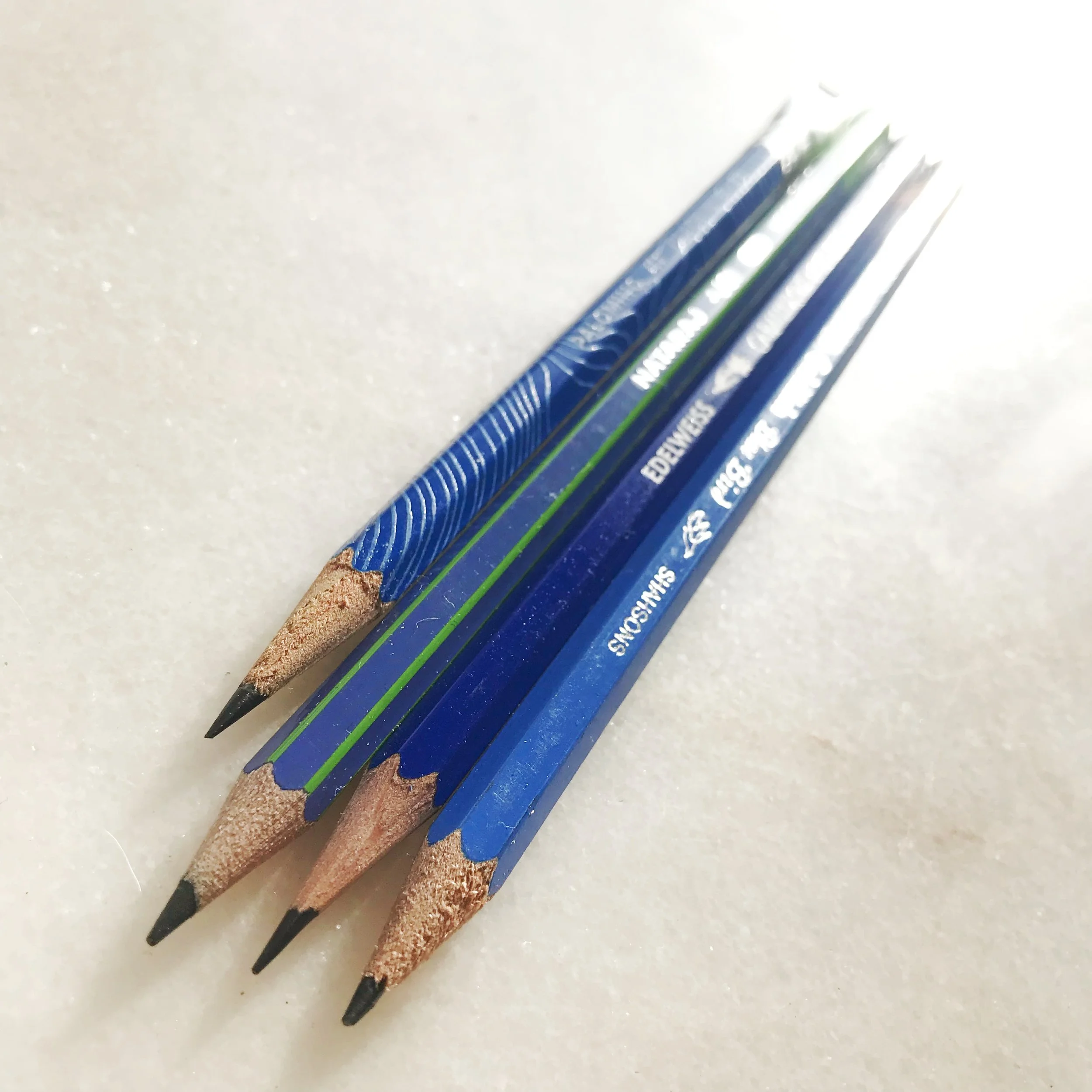 Pencils: Left to Right — Take Note