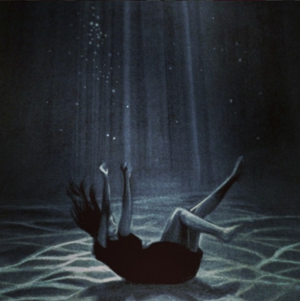 Drowning Girl Drawing