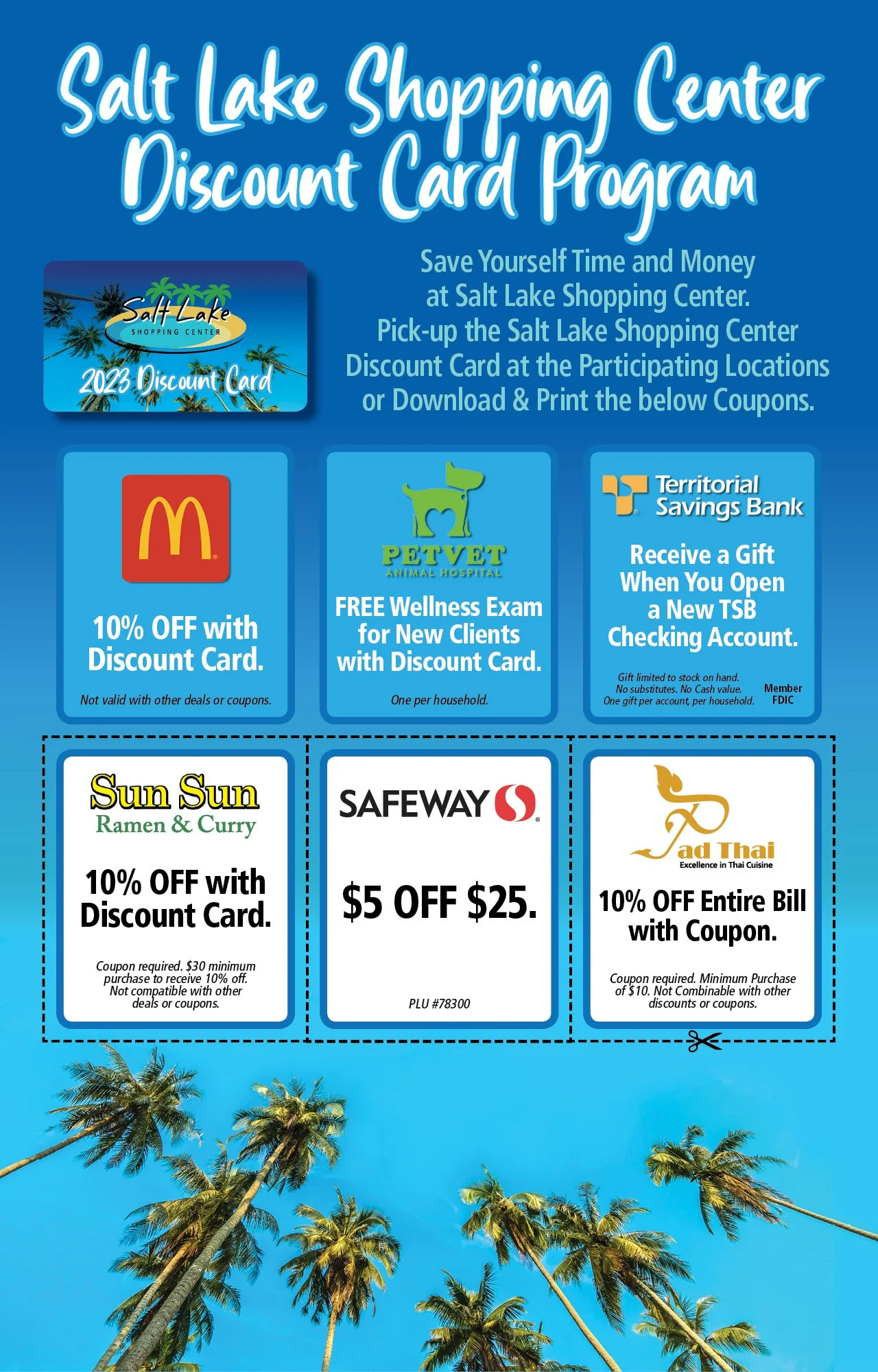 Discount Card | Salt Lake Shopping Center — Shopping Center