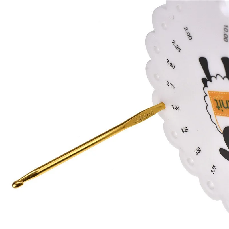 KNITTING NEEDLE GAUGE RULER - SHEEP — GuChet.com