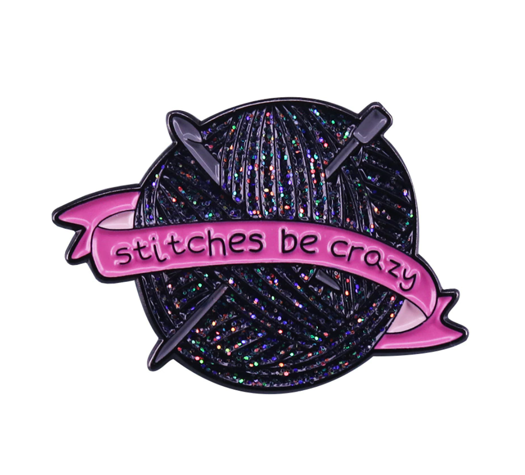 BROOCH/PIN - STITCHES BE CRAZY — GuChet.com