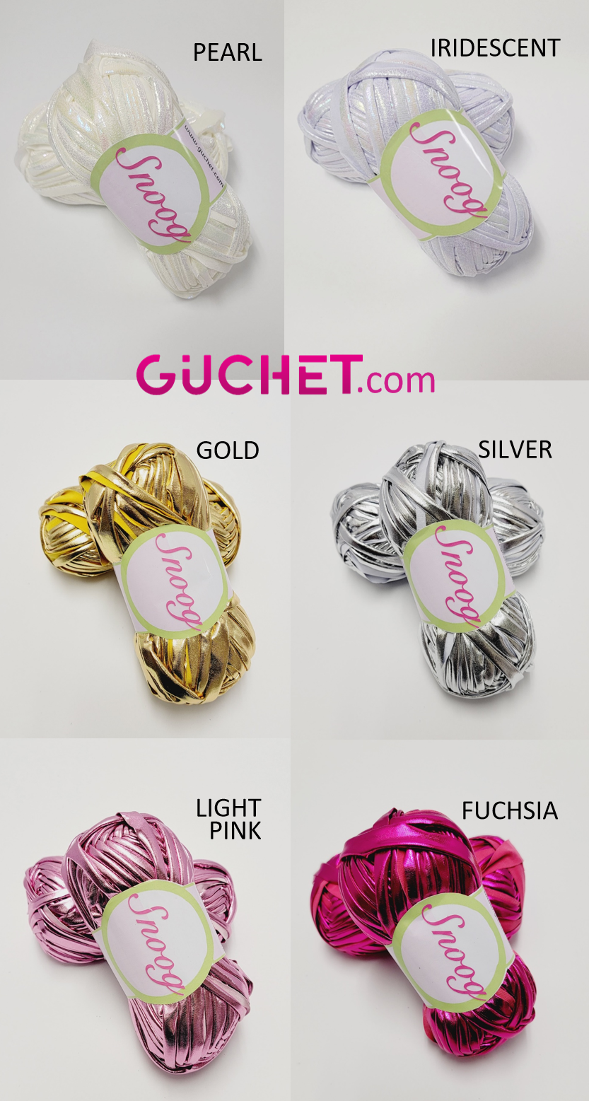 METALLIC YARN - FAUX LEATHER - SNOOG — GuChet.com - Yarns, Patterns and ...