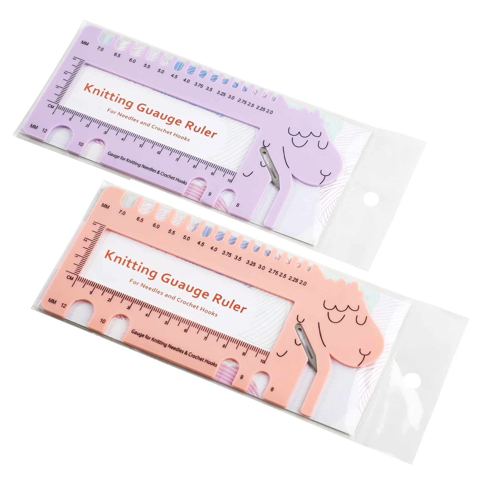NEEDLE & HOOK GAUGE RULER - LAMBS — GuChet.com