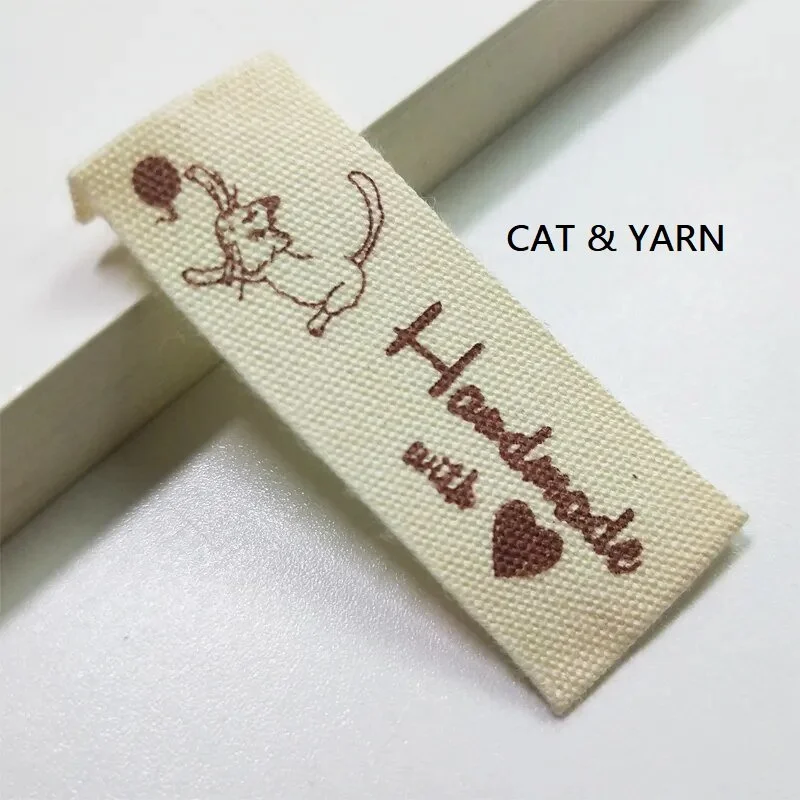 HANDMADE WITH LOVE LABEL - COTTON/WOVEN - 10 PACK — GuChet.com