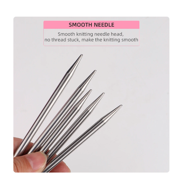 DOUBLE POINTED NEEDLE SET – 8” LONG - BAMBOO - 55 PIECES — GuChet.com