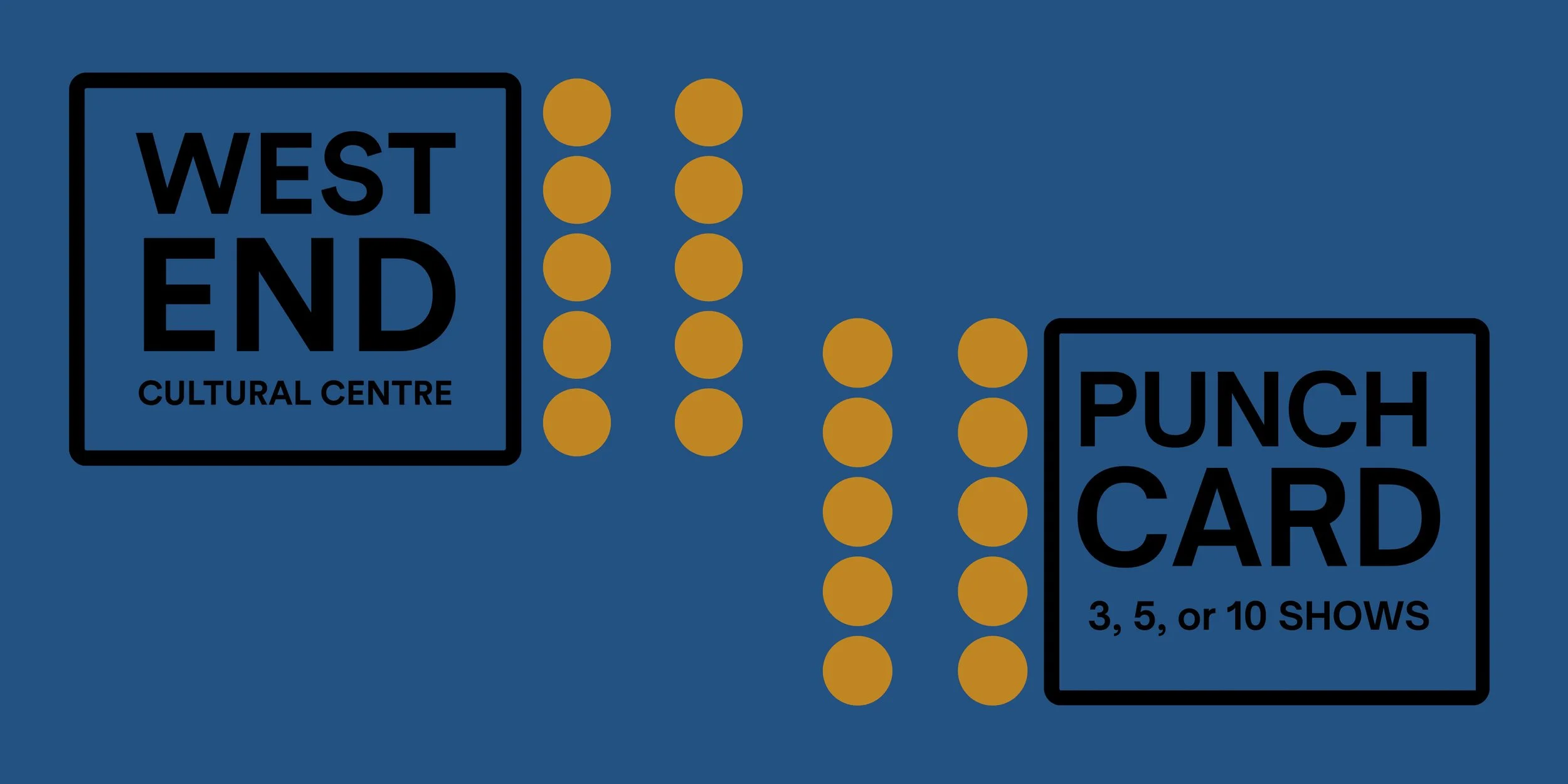 Punch Card and Pass 2025 — West End Cultural Centre