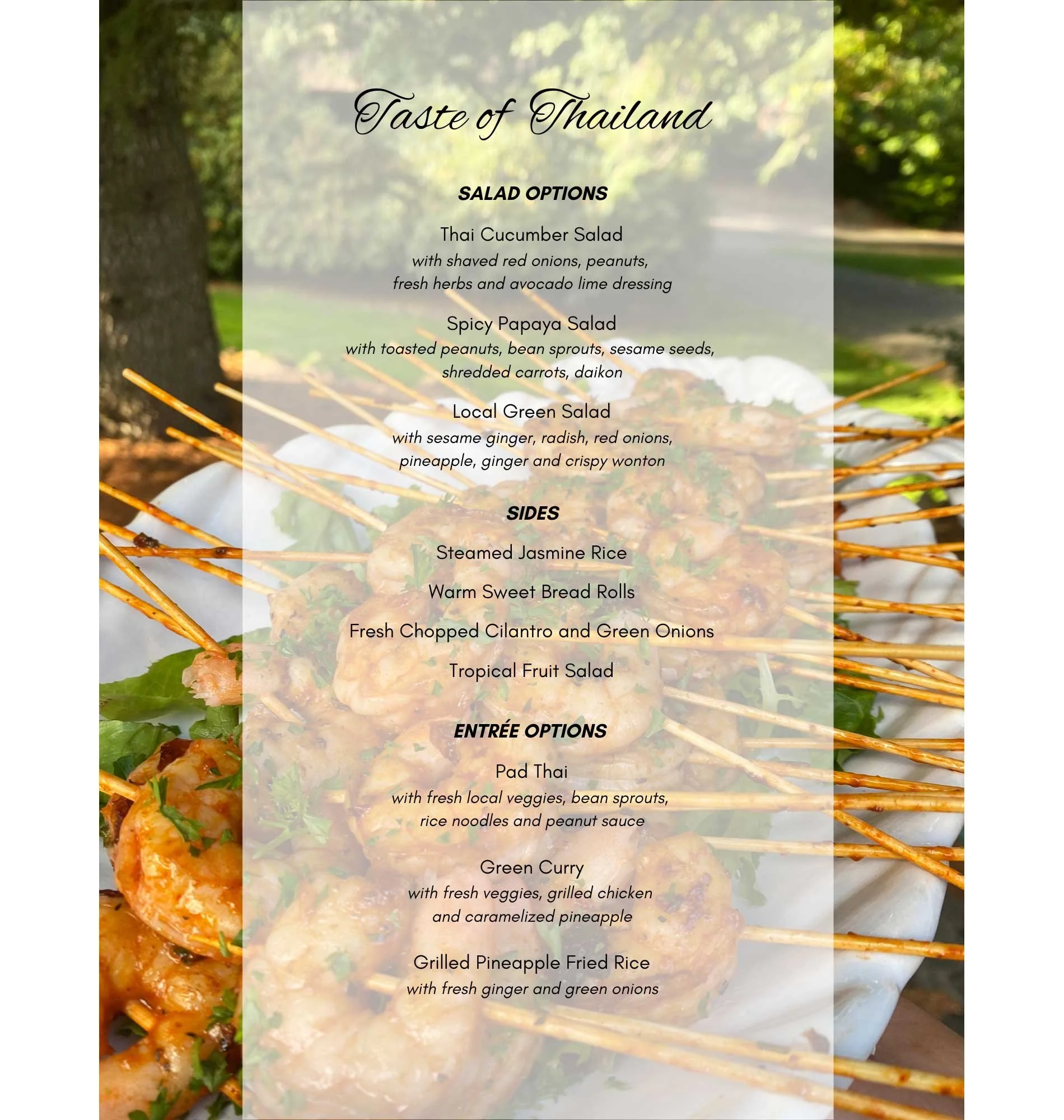 Menu — 4 & 20 Blackbirds