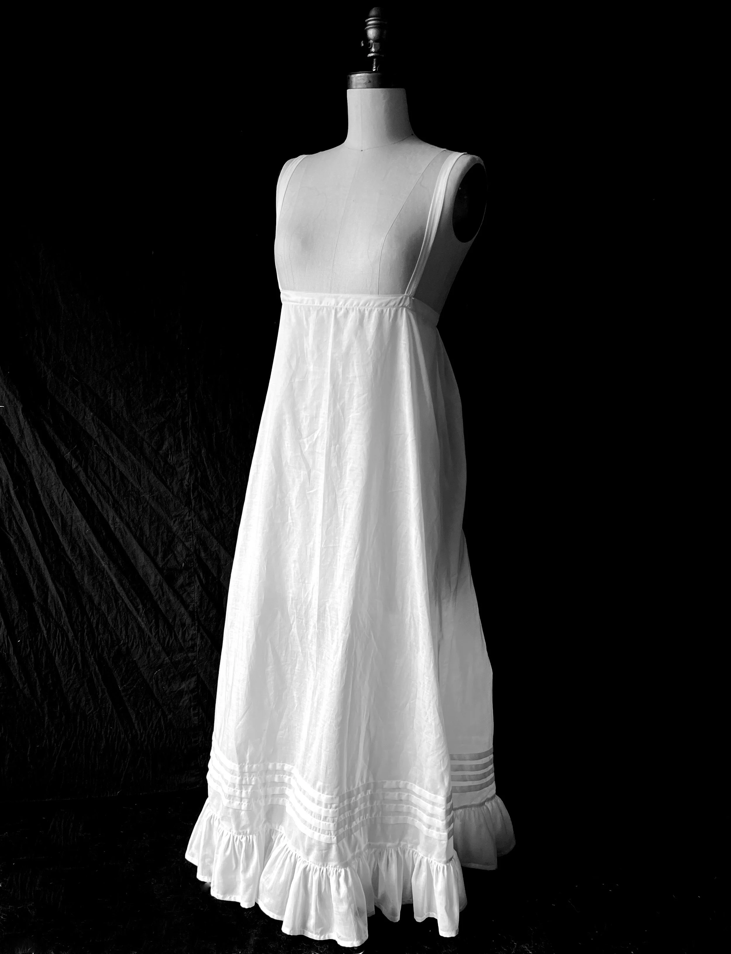 Regency Petticoat with Ruffle — Period Corsets