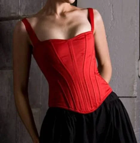 Custom Silk Edwardian S-Bend Corset — Period Corsets