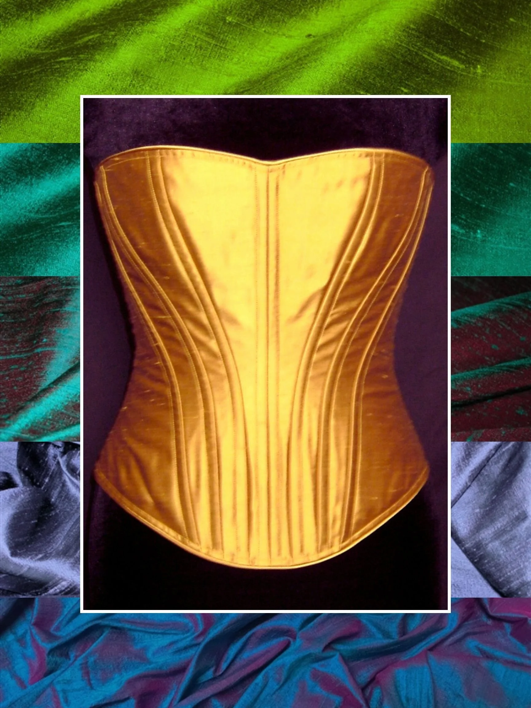 Silk Flatlined c. 1905 Mae — Period Corsets