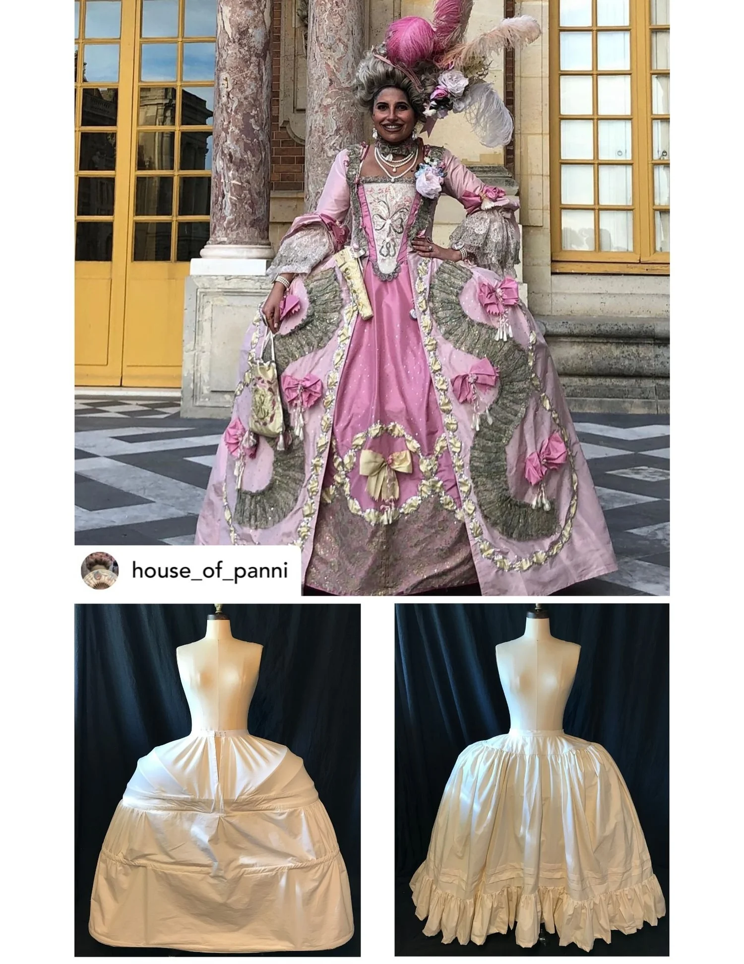 Extra Wide Long Full Pannier — Period Corsets