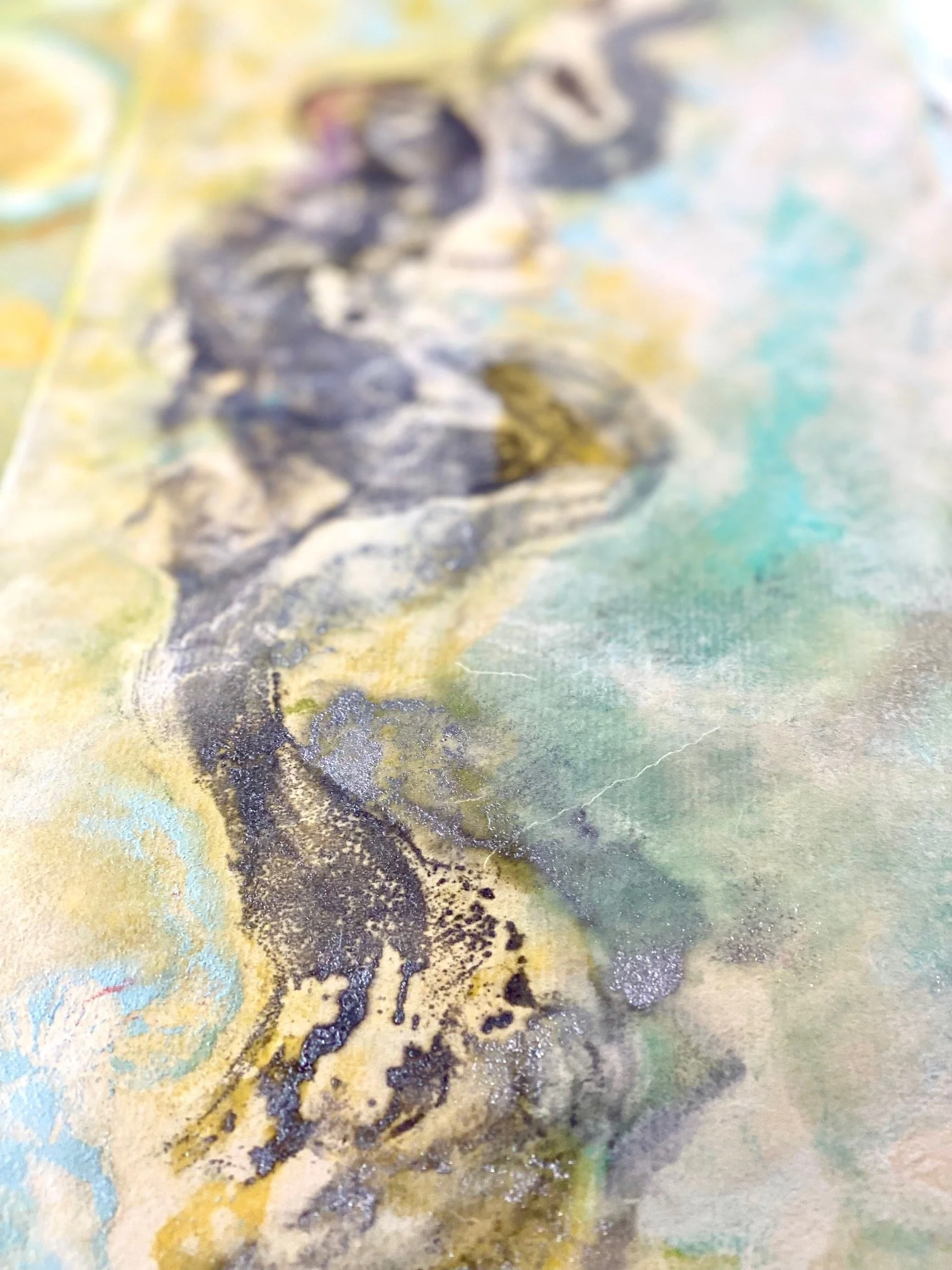encaustic art workshop class — Crow's Nest Art Studio
