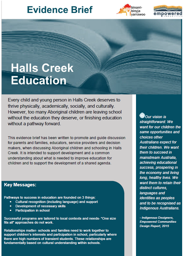 Evidence base — bby