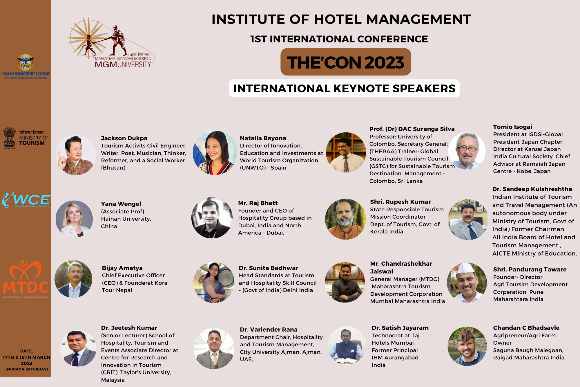 MGM University Institute of Hotel Management organizes first ...