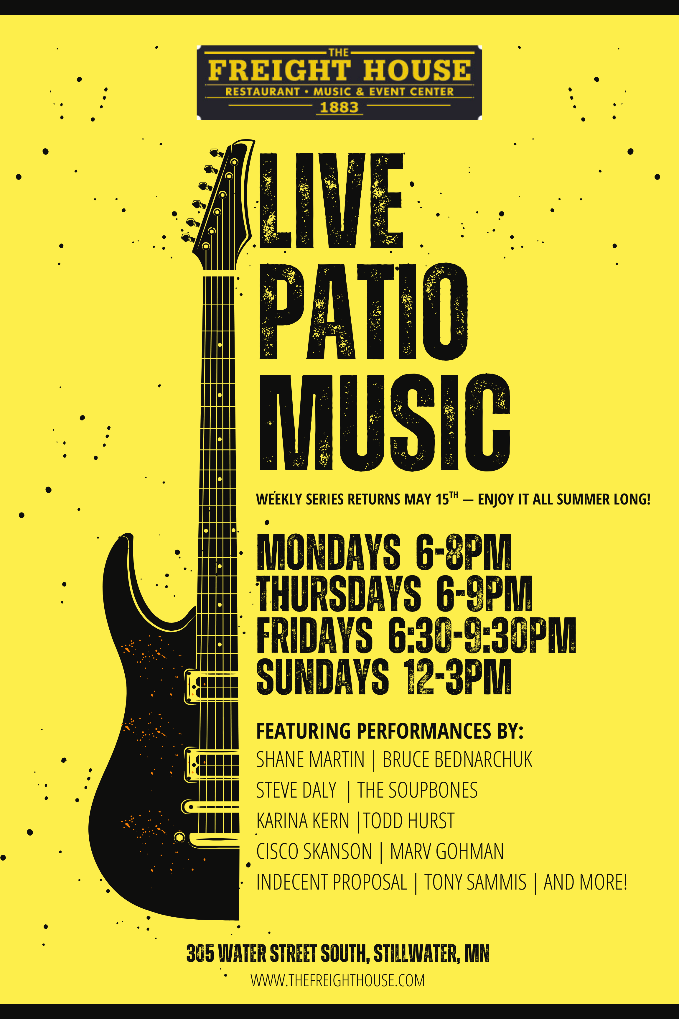 Event Calendar — Freight House