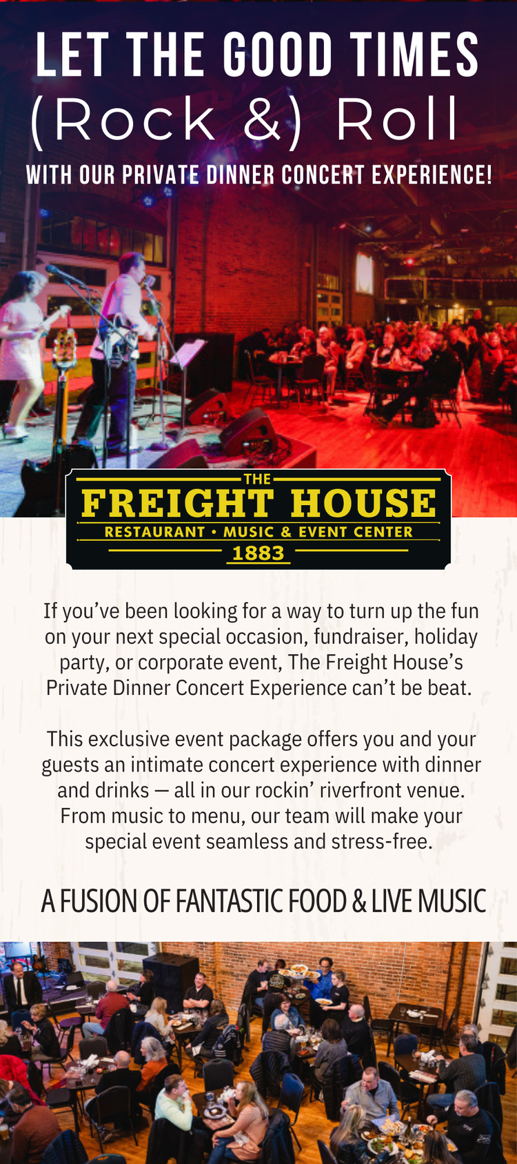Group and Private Events — Freight House