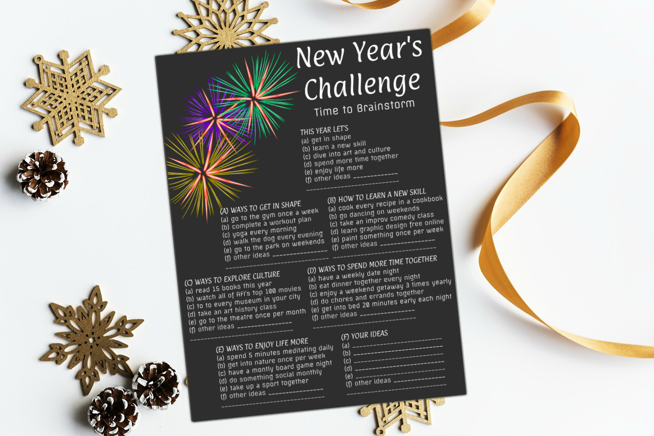New Year's Challenge Date — Make a Date of It