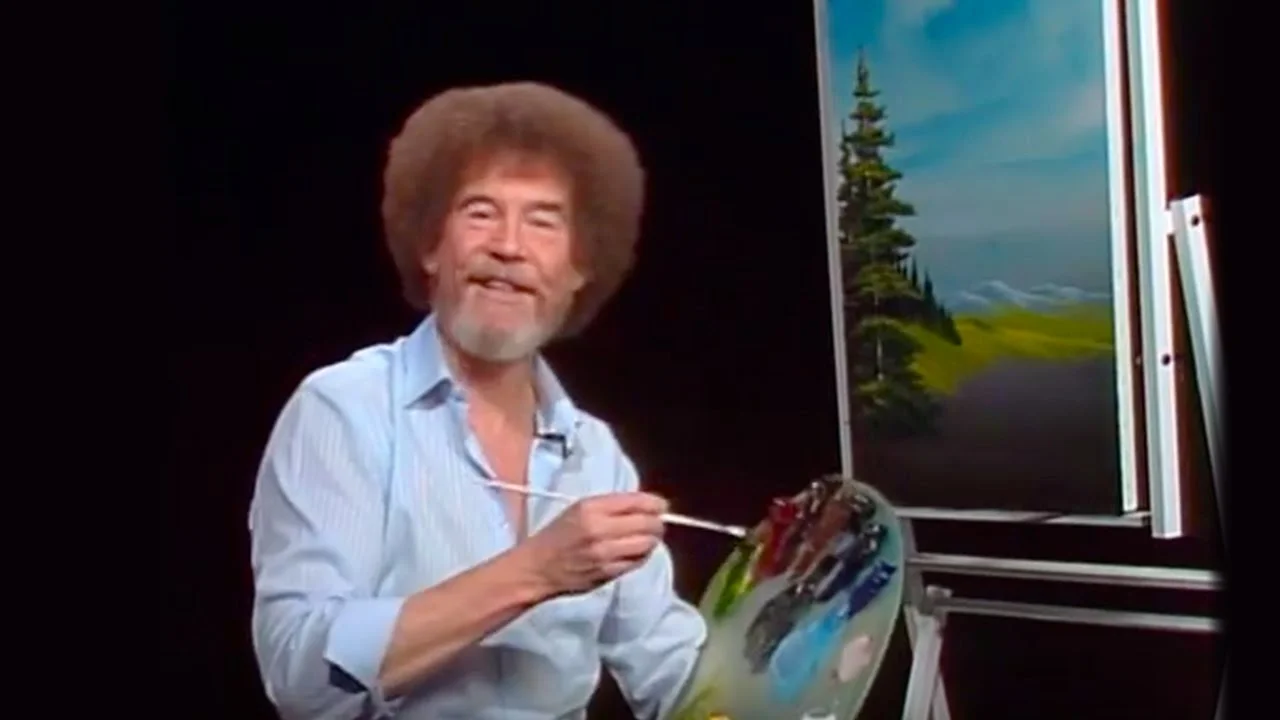 How to Have a Bob Ross Painting Date Night at Home — Make a Date of It