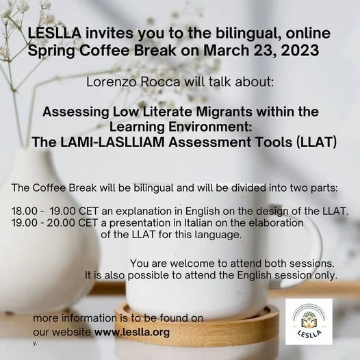 Online Coffee Breaks — Literacy Education and Second Language Learning ...