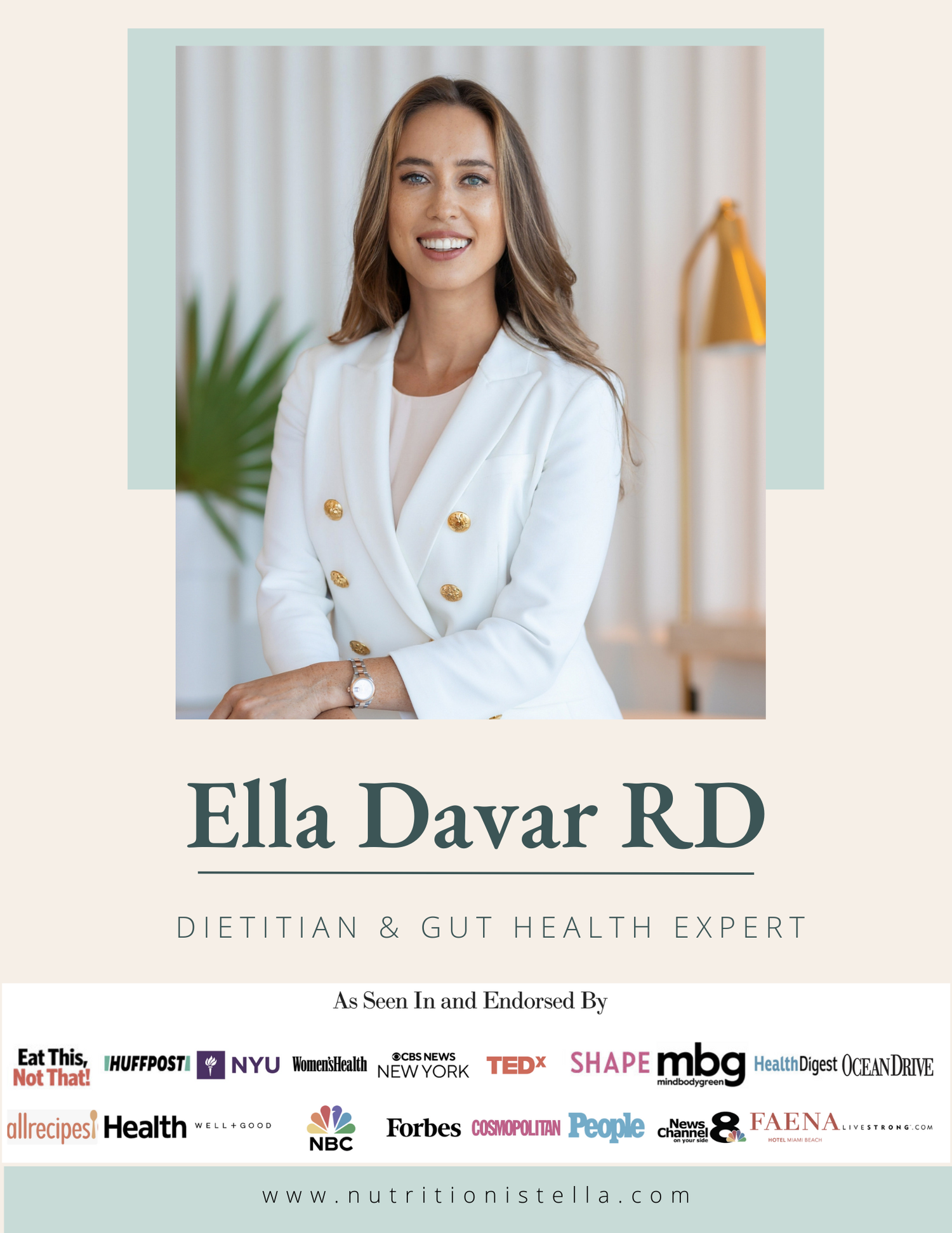 TV and Public Speaking | Enhance Your Visibility Today — Ella Davar RD